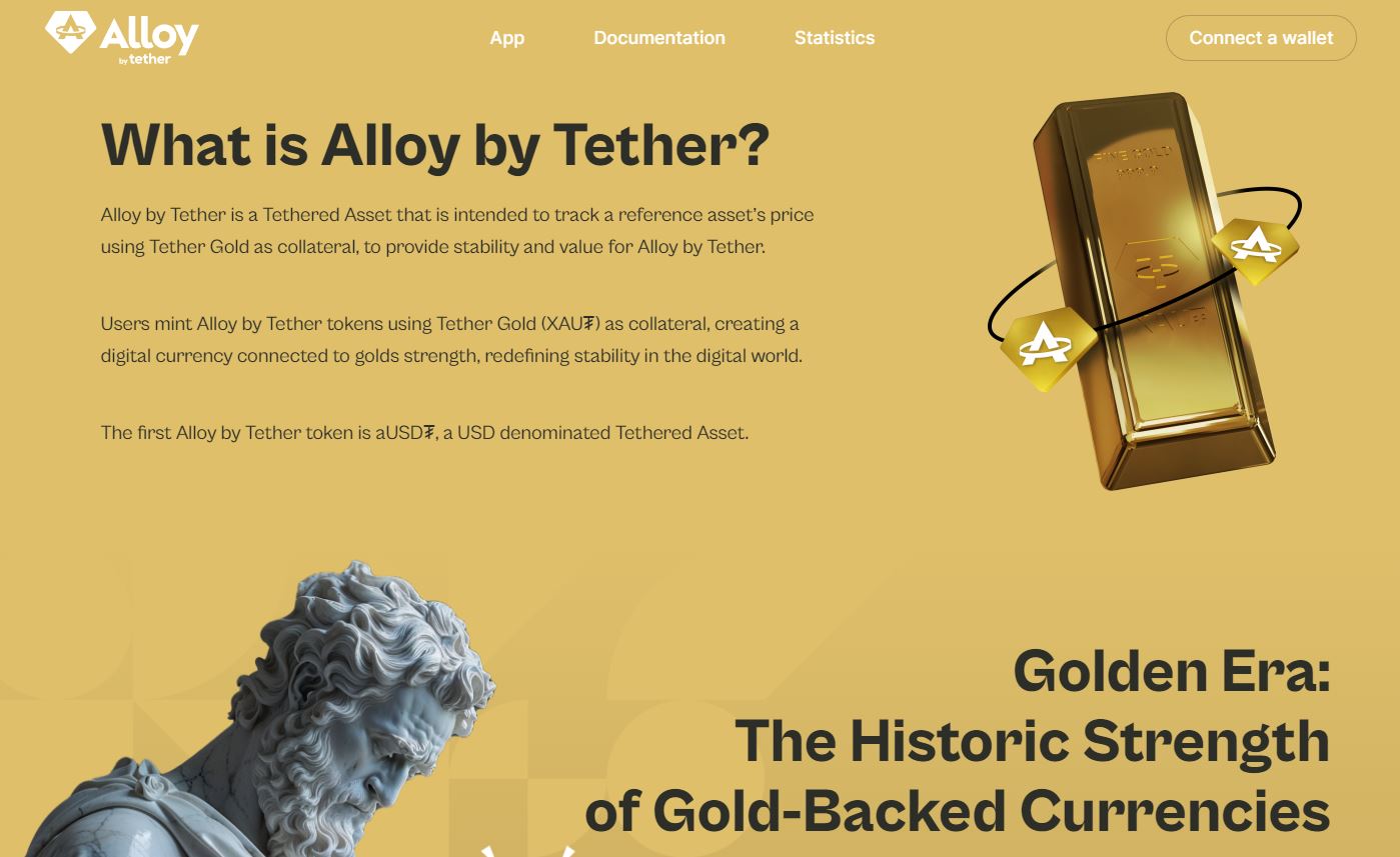 테더, 금 맡기고 스테이블코인 발행하는 aUSDT 출시...디지털 자산 플랫폼 구축(종합) | 블록미디어